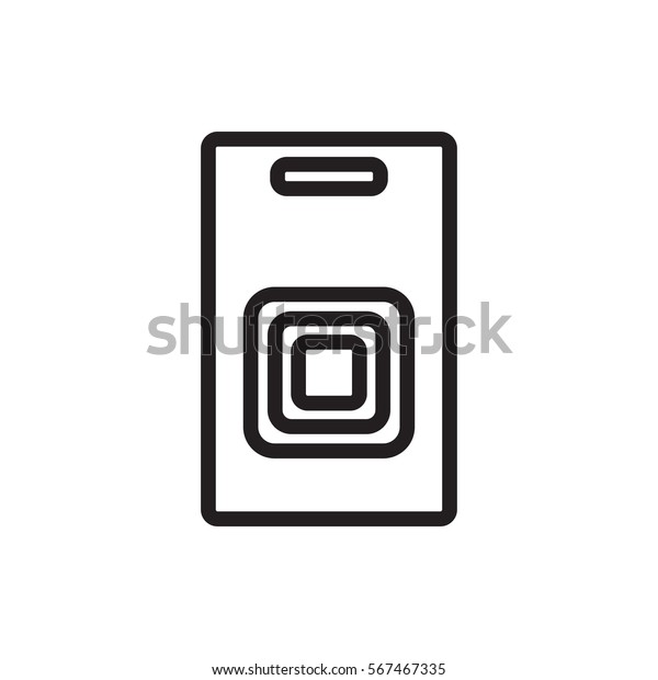 Door Bell Icon Illustration Isolated Vector Stock Vector (Royalty Free ...