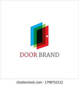 Door Brand Logo Vector Template Stock Vector (Royalty Free) 1798752112 ...