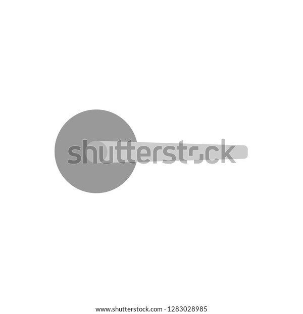 Door Handle Architecture Security Symbol Exit Stock Vector (Royalty ...