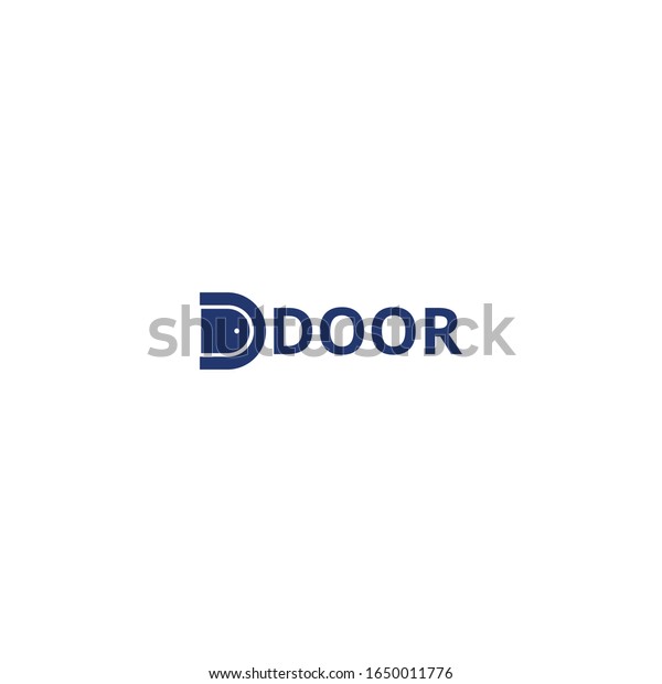 Door Logo Design Vector Inspiration Stock Vector (Royalty Free ...