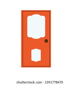Door Simple Clip Art Vector Illustration Stock Vector (Royalty Free ...