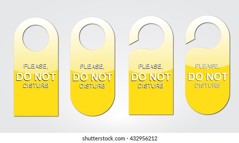 Door Tag Different Shapes Set Vector Stock Vector (Royalty Free) 432956212