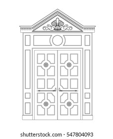 4,327 Front door line drawing Images, Stock Photos & Vectors | Shutterstock