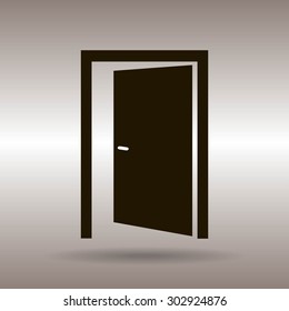 Doors Web Icons Stock Vector (Royalty Free) 302924876 | Shutterstock