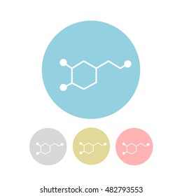 Dopamine Icon Vector Illustration Stock Vector (Royalty Free) 482793553 ...