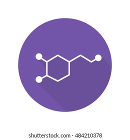 Dopamine Icon Vector Illustration Stock Vector (Royalty Free) 484210378 ...