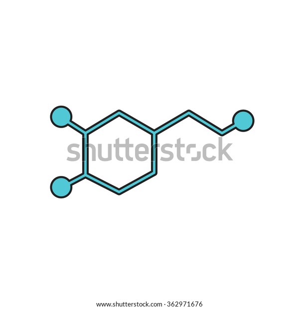 Dopamine Icon Vector Illustration Stock Vector (Royalty Free) 362971676 ...