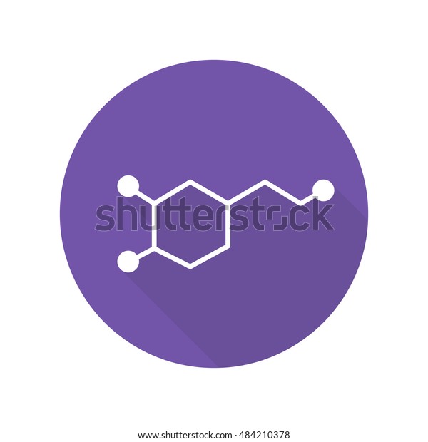 Dopamine Icon Vector Illustration Stock Vector (Royalty Free) 484210378 ...