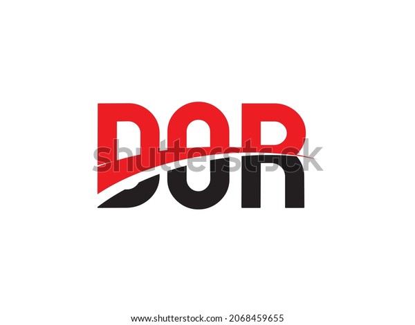 Dor Letter Initial Logo Design Vector Stock Vector (Royalty Free ...