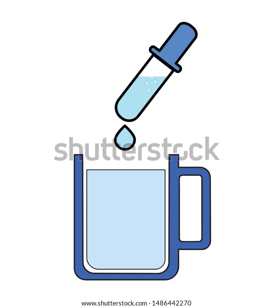Dosage Concept Icon Dosing Drugs Cup: vector de stock (libre de ...