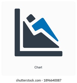 Dot Chart Graph Icon Concept Stock Vector (Royalty Free) 1896640087 ...