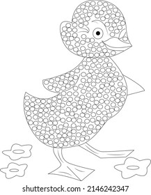 Dot Coloring Page Dot Coloring Book Stock Vector (Royalty Free ...