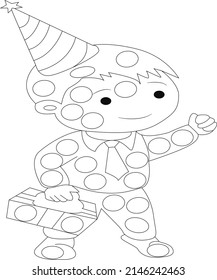 Dot Coloring Page Dot Coloring Book Stock Vector (Royalty Free ...