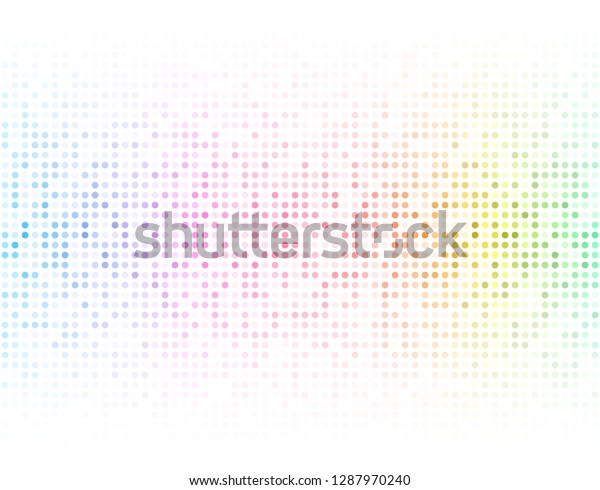 Dot Fade Rainbow Light Color Background Stock Vector (Royalty Free ...