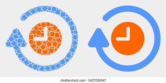 Pixel Mosaic Rotate Clockwise Icons Vector: เวกเตอร์สต็อก (ปลอดค่า ...