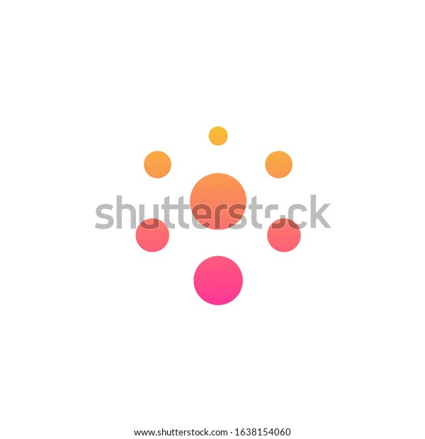 Dot Logo Design Simple Modern Stock Vector (Royalty Free) 1638154060 ...