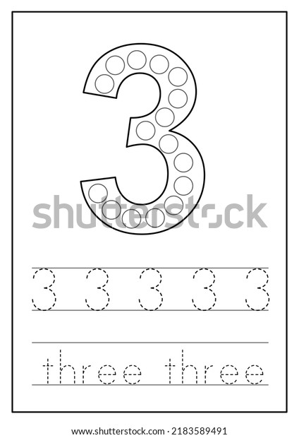Ponga números de puntos para los: vector de stock (libre de regalías ...