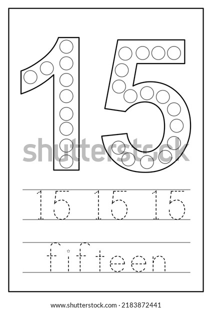 Ponga números de puntos para los: vector de stock (libre de regalías ...
