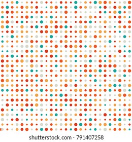 Dot Random Size Christmas Color Background Stock Vector (Royalty Free ...