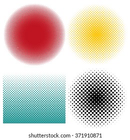 Dot Vector Pop Art Color Stock Vector (Royalty Free) 371910871 ...