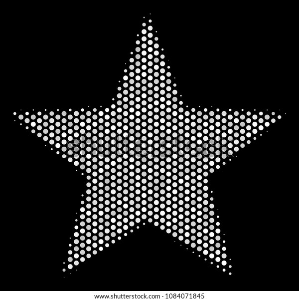 Dot White Fireworks Star Icon On Stock Vector (Royalty Free) 1084071845 ...