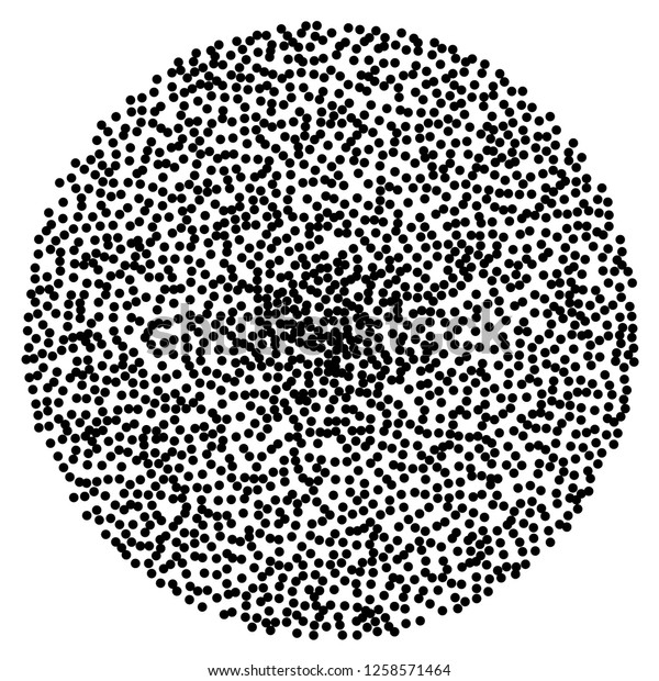 Dot Work Sphere Pointillism Style Vintage Stock Vector (Royalty Free ...