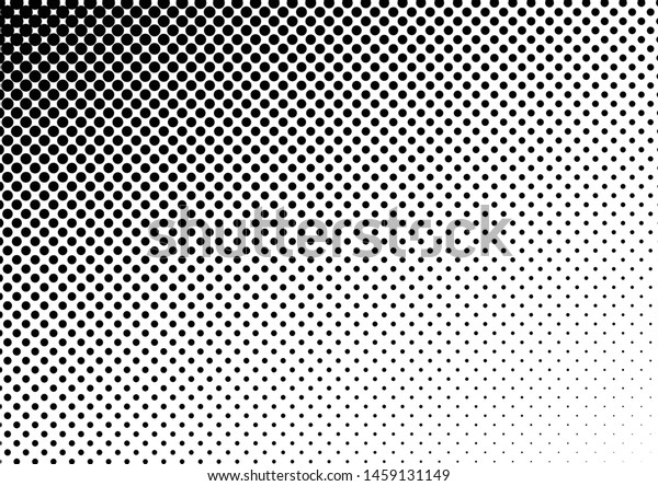 Dots Background Distressed Fade Backdrop Monochrome Stock Vector ...