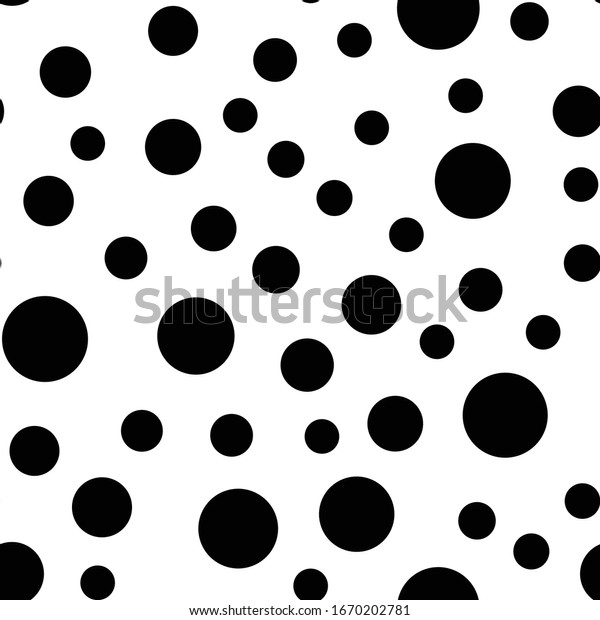 Dots Seamless Pattern Circles Background Texture Stock Vector (Royalty ...