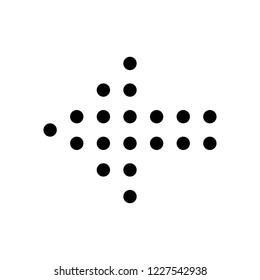 Digital Dotted Check Mark Icon Black Stock Vector (Royalty Free ...