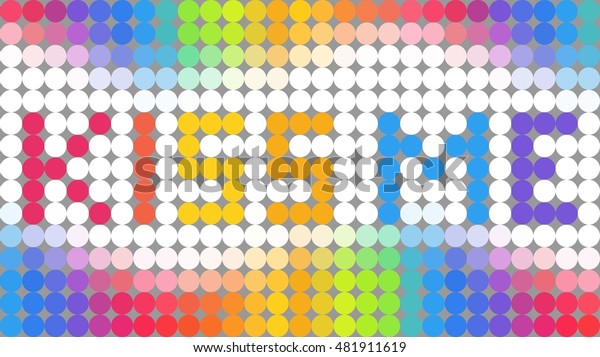 Dotted Background Kiss Me Text Stock Vector (Royalty Free) 481911619 ...