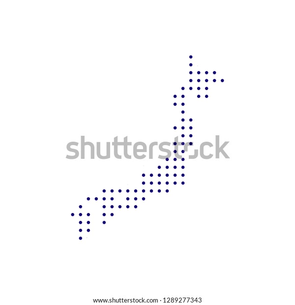 Dotted Japan Map Logo Design Inspiration 스톡 벡터(로열티 프리) 1289277343 ...