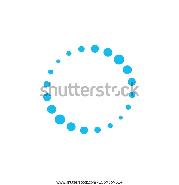 Dotted Letter O Circle Dots Logo Stock Vector (Royalty Free) 1569369514 ...