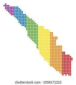 Dotted Lgbt Sumatra Island Map Lesbians Stock Vector (Royalty Free ...