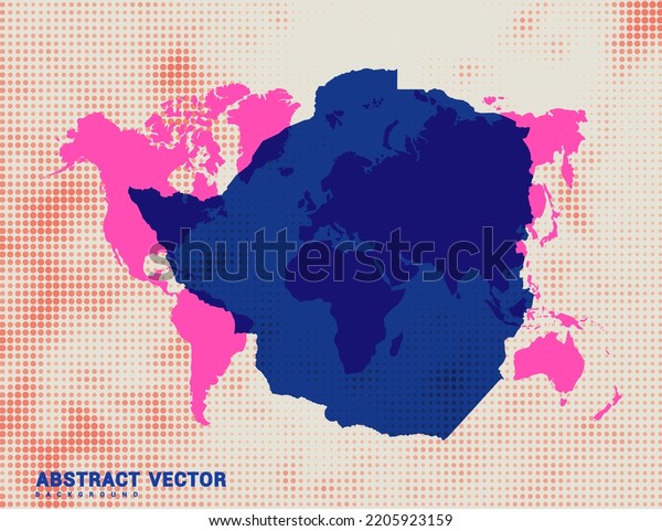 Dotted Map Zimbabwe Vector Blue Halftone Stock Vector (Royalty Free ...