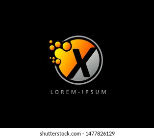 Dotted X Letter Logo X Letter Stock Vector (Royalty Free) 1477826129 ...