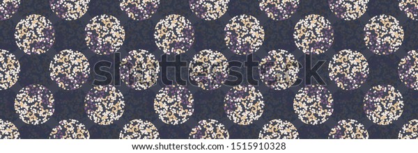 Dotty Moody Polka Dot Seamless Border Stock Vector (Royalty Free ...