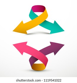 Double Arrow Logo Symbol Down Vector Stock Vector (Royalty Free ...
