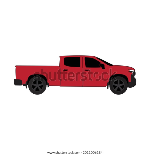 Double Cabin Car Vector Illustration Stock Vector (Royalty Free ...
