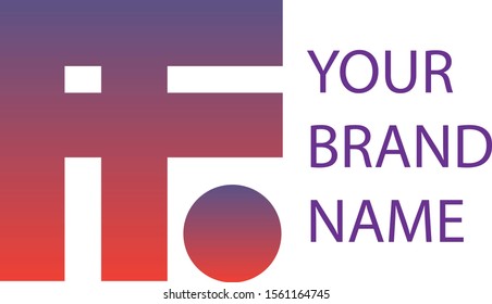 Double F Logo Vector Design Stock Vector (Royalty Free) 1561164745 ...