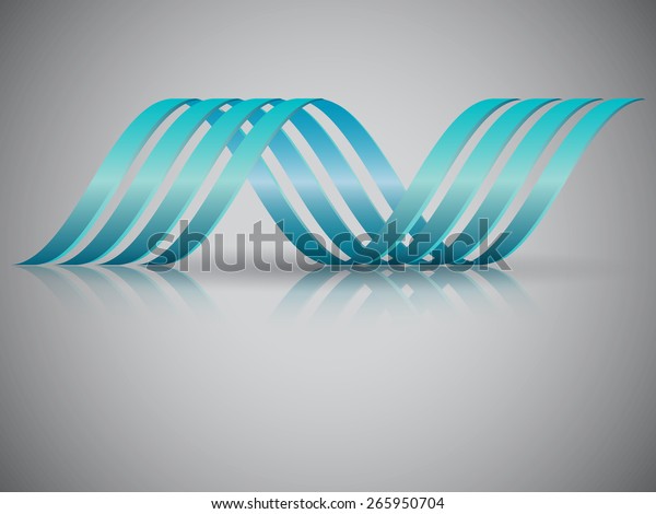 Double Helix Vector Illustration Which Resembles Stock Vector (Royalty ...