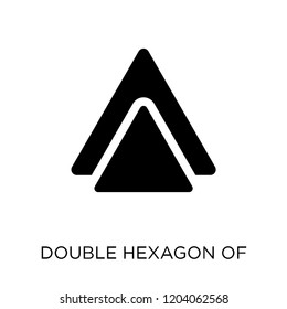 Double Hexagon Small Triangles Icon Double Stock Vector (Royalty Free ...