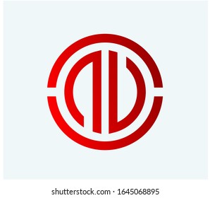 Double Letter D Logo Design Illustration Stock Vector (Royalty Free ...