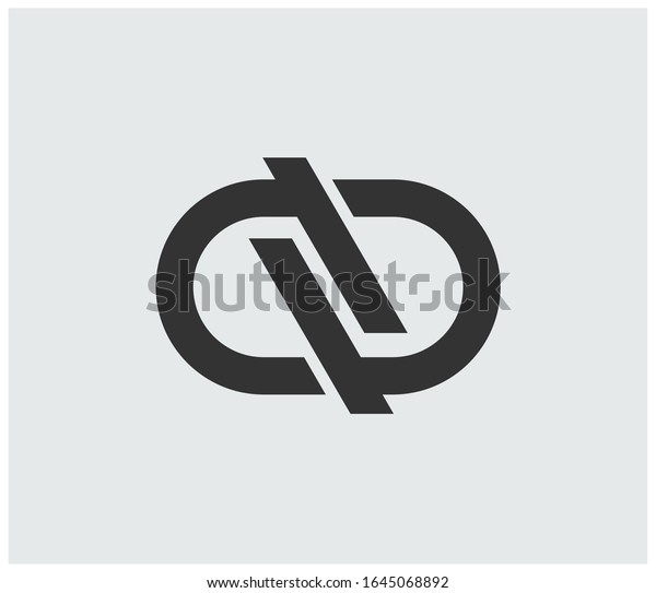 Double Letter D Logo Design Illustration Stock Vector (Royalty Free ...