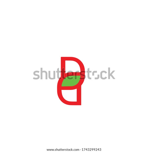 Double Letter D Logo Design Template Stock Vector (Royalty Free ...