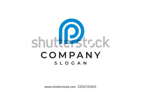 Double Letter P Logo Pp Logo Stock Vector (Royalty Free) 2206722601 ...