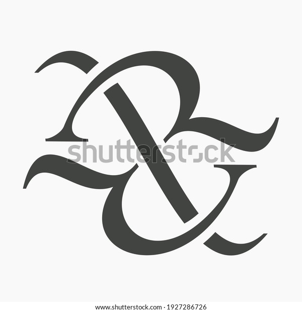 Double Letter R Logo Classic Modern Stock Vector (Royalty Free ...
