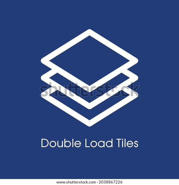 Double Load Tiles Ceramic Tiles Vector Stock Vector (Royalty Free ...