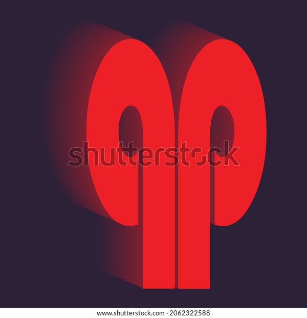 Double P Logo Design Shadow Stock Vector (Royalty Free) 2062322588 ...