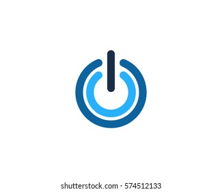 Double Power Energy Logo Design Element Stock Vector (Royalty Free ...