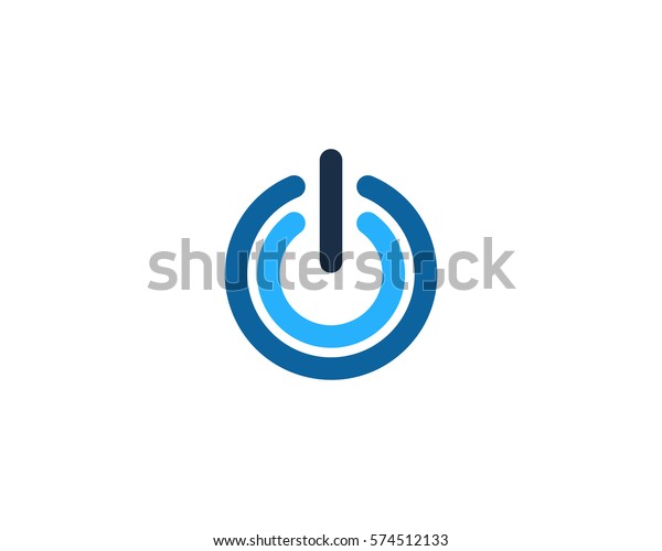 Double Power Energy Logo Design Element Stock Vector (Royalty Free ...